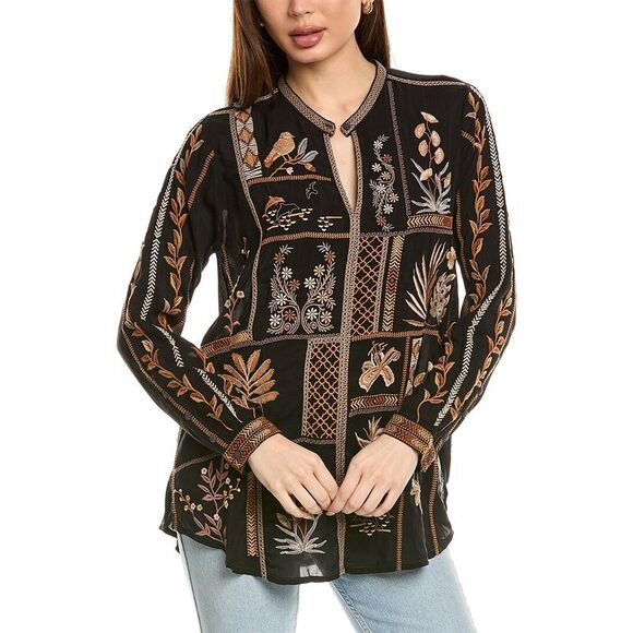 Johnny Was | Tops | Johnny Was Womens Leni Tunic Black | Poshmark